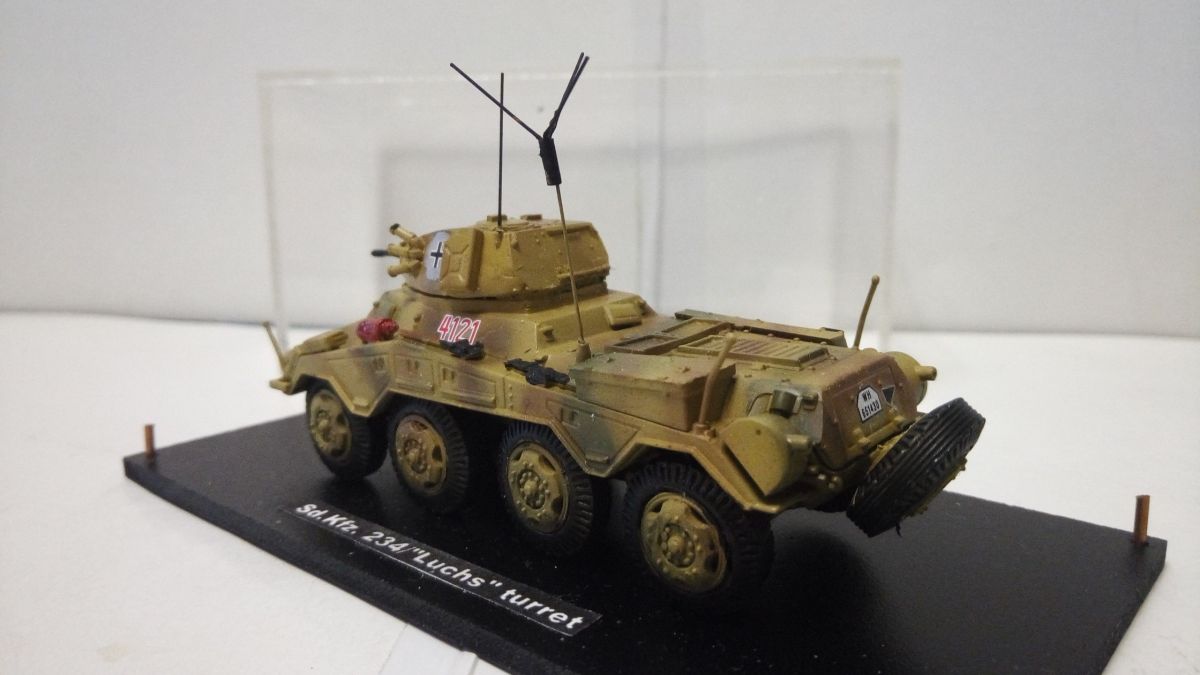 Sd.Kfz. 234 Luchs turret в масштабе 1/72